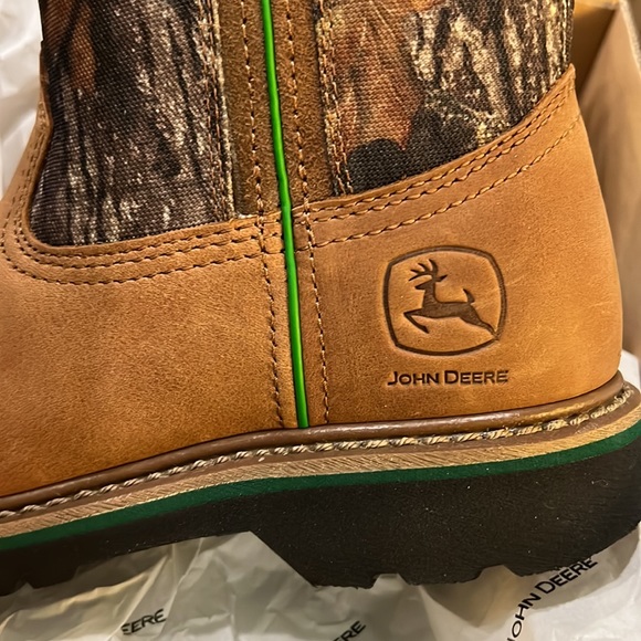 John Deere | Shoes | John Deere Womens Tan Pull On Camo Boots | Poshmark
